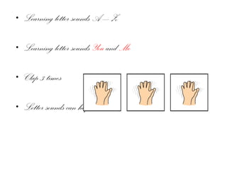 Learning letter sounds | PPT