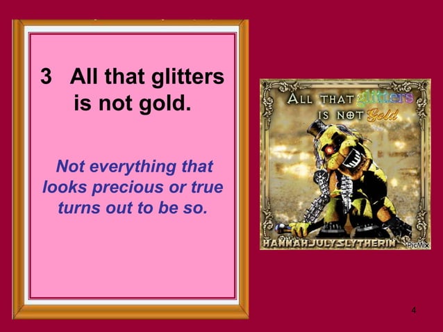 Learning Life Lessons from Proverbs | PPT