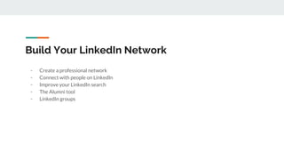 Learning linked in for students | PDF