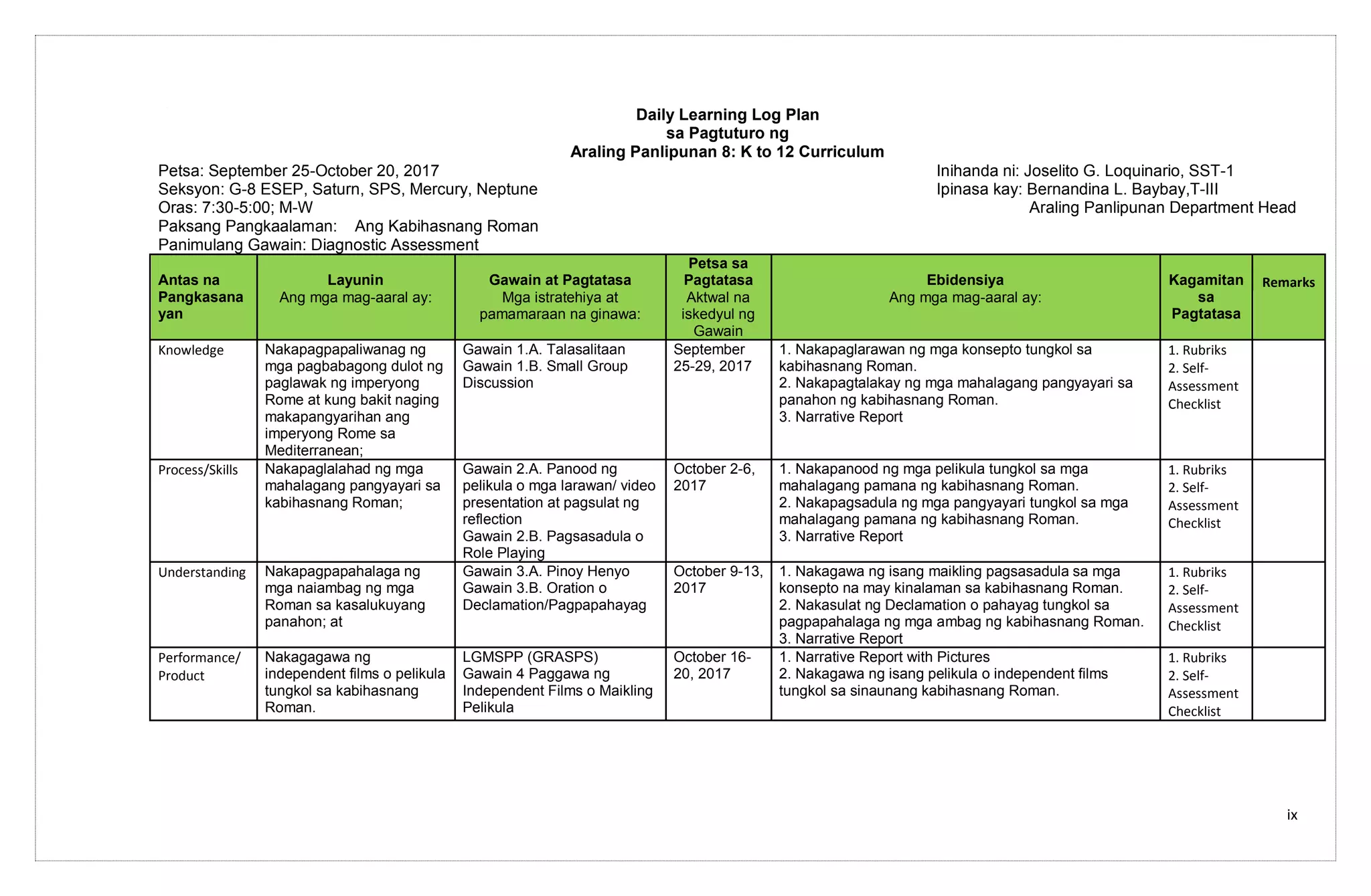 Contextualized Lesson Plan in G-8 Araling Panlipunan | PDF