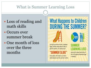Summer Learning loss | PPTX | Education