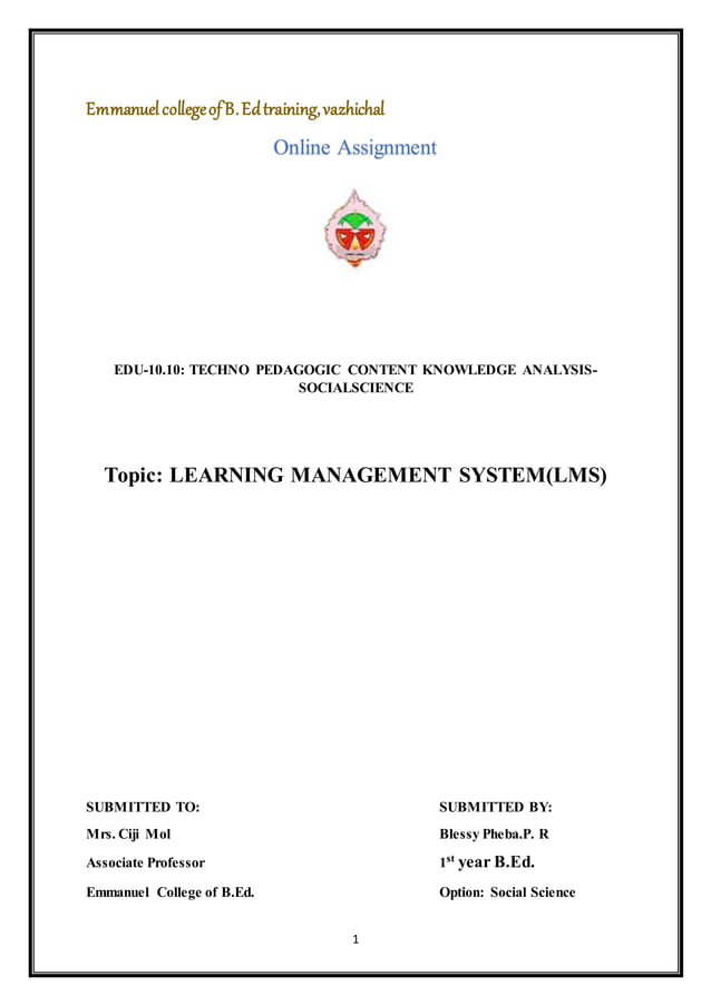 Learning management system | DOCX | Education industry | Industries