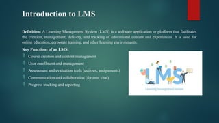 learning management system (LMS) lecture .pptx