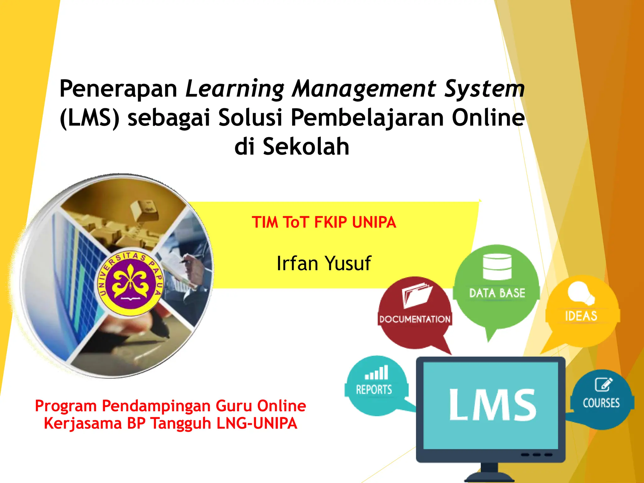 Learning Management System (LMS) Materi ToT Guru | PPTX