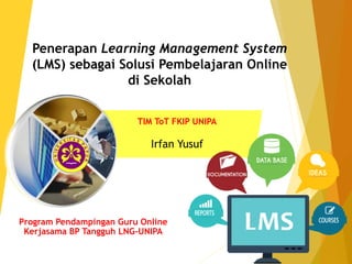 Learning Management System (LMS) Materi ToT Guru | PPTX