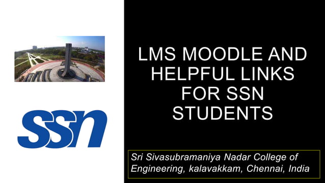 Learning Management System_SSN student helpline.pptx | Educational Assessment | Education