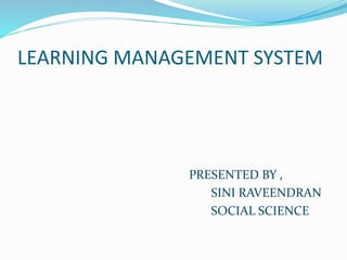 Learning management sytem | PPTX