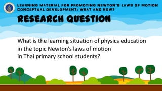 Learning material for promoting newton’s laws of motion | PPTX
