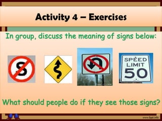 Learning media traffic signs | PPT