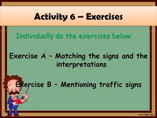 Learning media traffic signs | PPTX