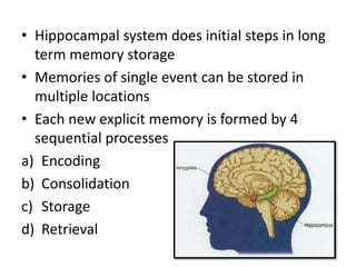 Neuroscience of Learning & memory | PPTX