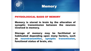PHYSIOLOGY & TYPES OF LEARNING & MEMORY.pptx