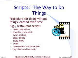 Consumer Knowledge ,Learning, memory, and positioning | PPT