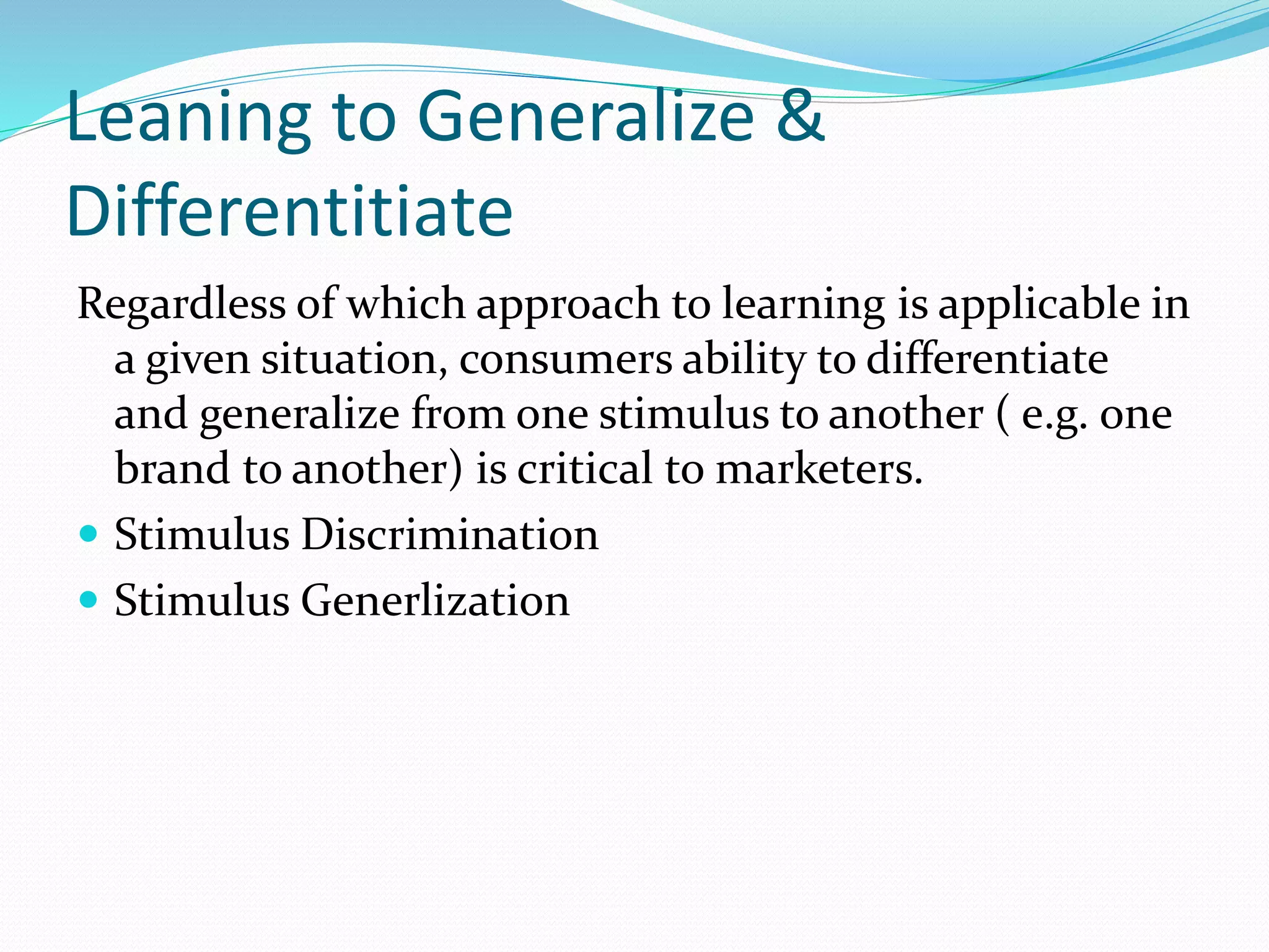 Learning, Memory and Retrieval | PPTX