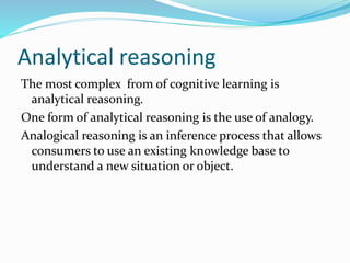 Learning, Memory and Retrieval | PPT