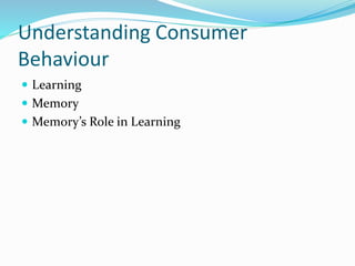 Learning, Memory and Retrieval | PPT