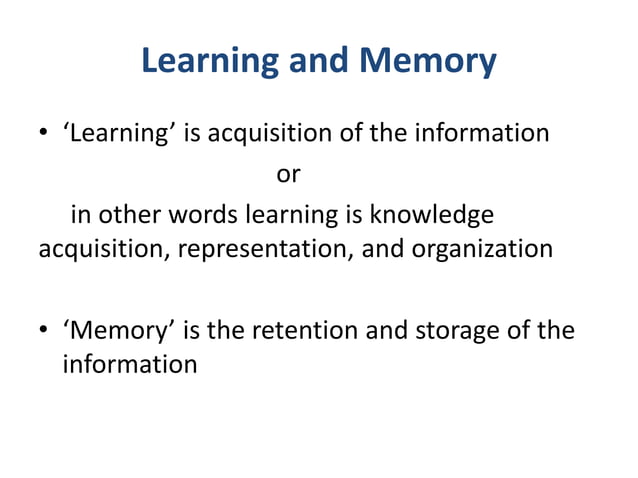 Cerebral Cortex, Intellectual Functions of the Brain, Learning, and Memory. | PPT
