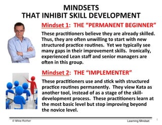 Two Mindset Obstacles to Effective Learning | PPT