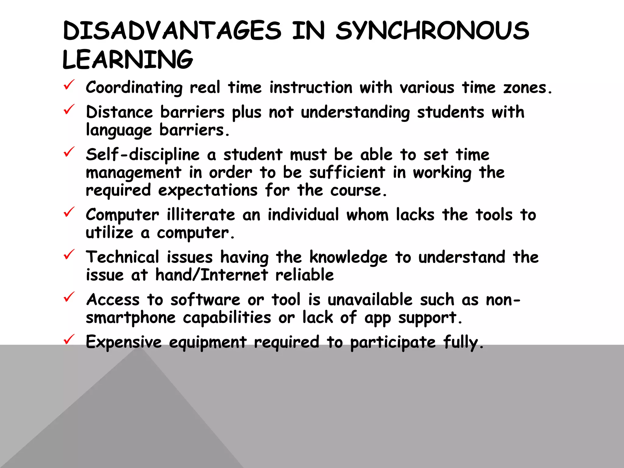Learning modalities comparison (online) | PPT
