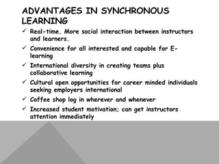 Learning modalities comparison (online) | PPT