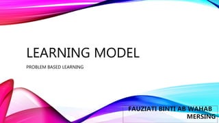 Learning model | PPTX