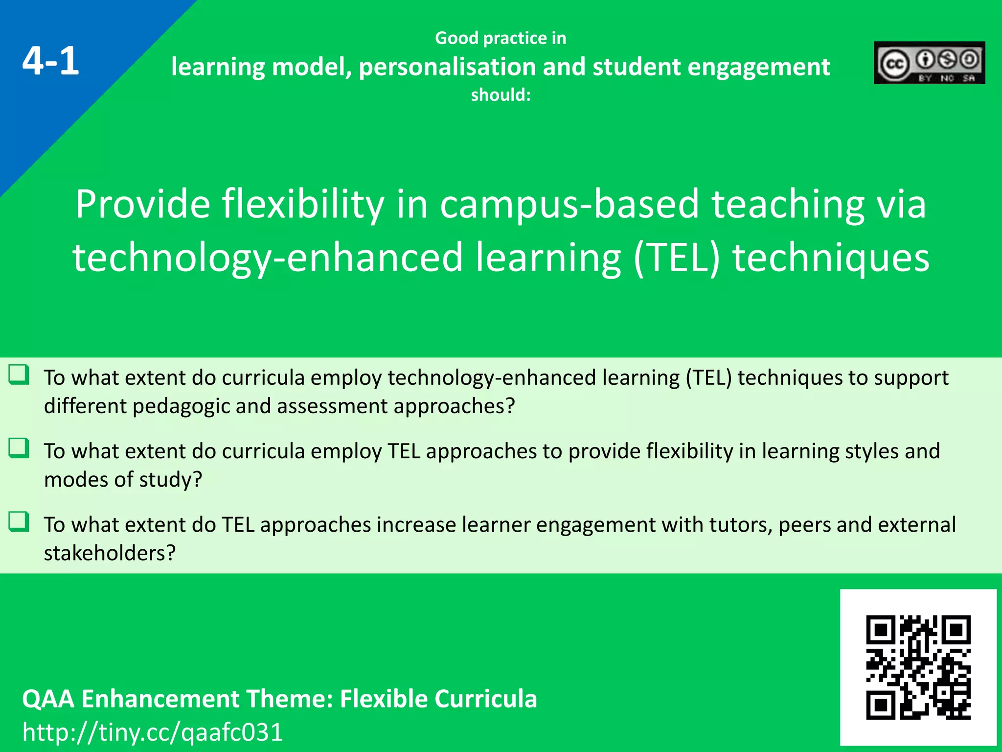 Flexible Curricula Viewpoints cards - Learning model, personalisation and student engagement ...