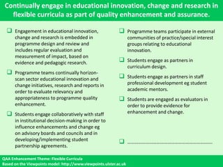 Flexible Curricula Viewpoints cards - Learning model, personalisation ...