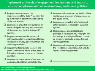 Flexible Curricula Viewpoints cards - Learning model, personalisation ...