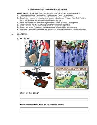 URBAN DEVELOPMENT | PDF