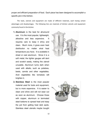 Learning module cookery 8 (week 1) | PDF