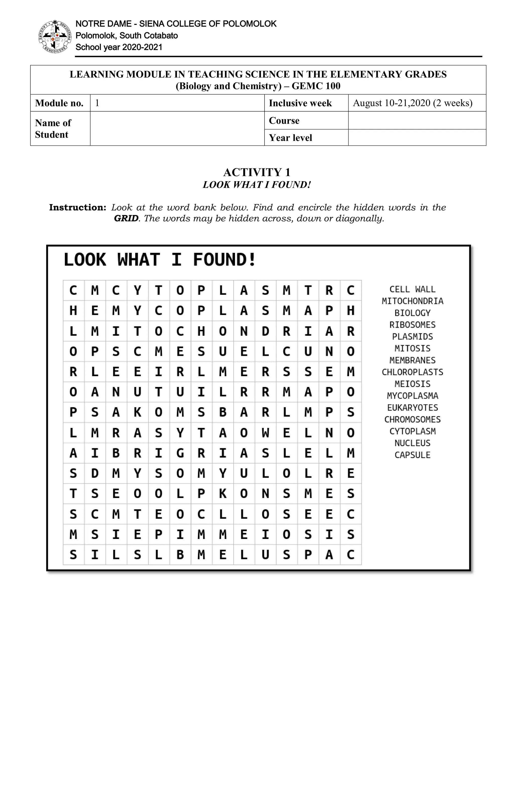 Learning Module in Teaching Science in the Elementary Grades.pdf