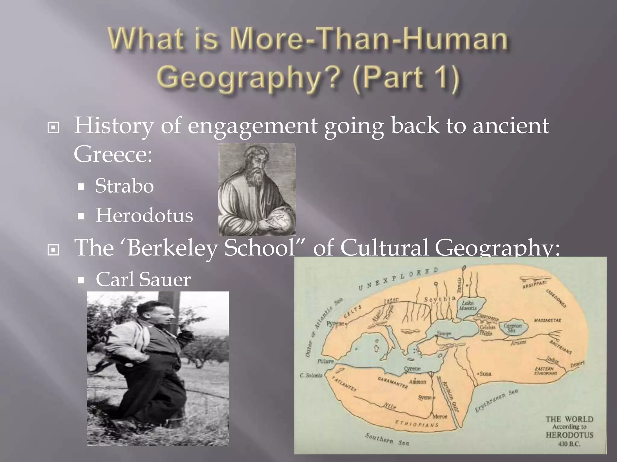 Learning more than human geography | PPT