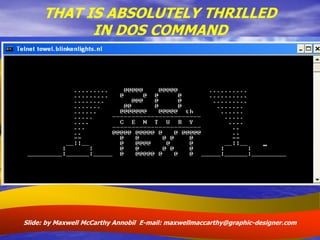 LEARNING MS DOS BASIC | PPSX | Operating Systems | Computer Software and Applications