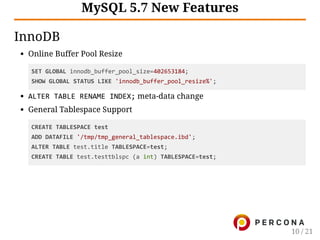 Learning MySQL 5.7 | PPT