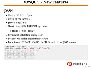 Learning MySQL 5.7 | PPT