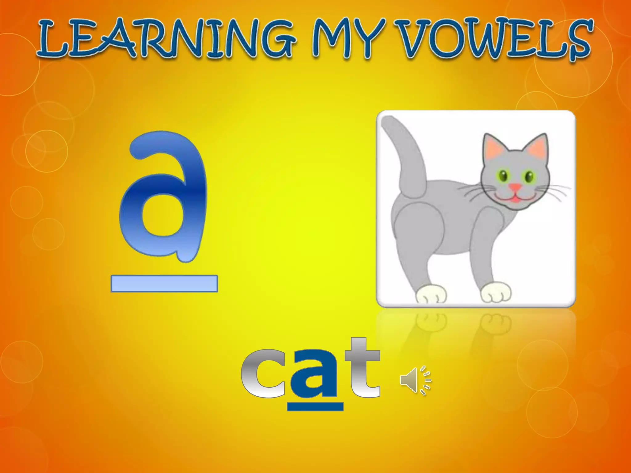 Learning my Vowels | PPTX