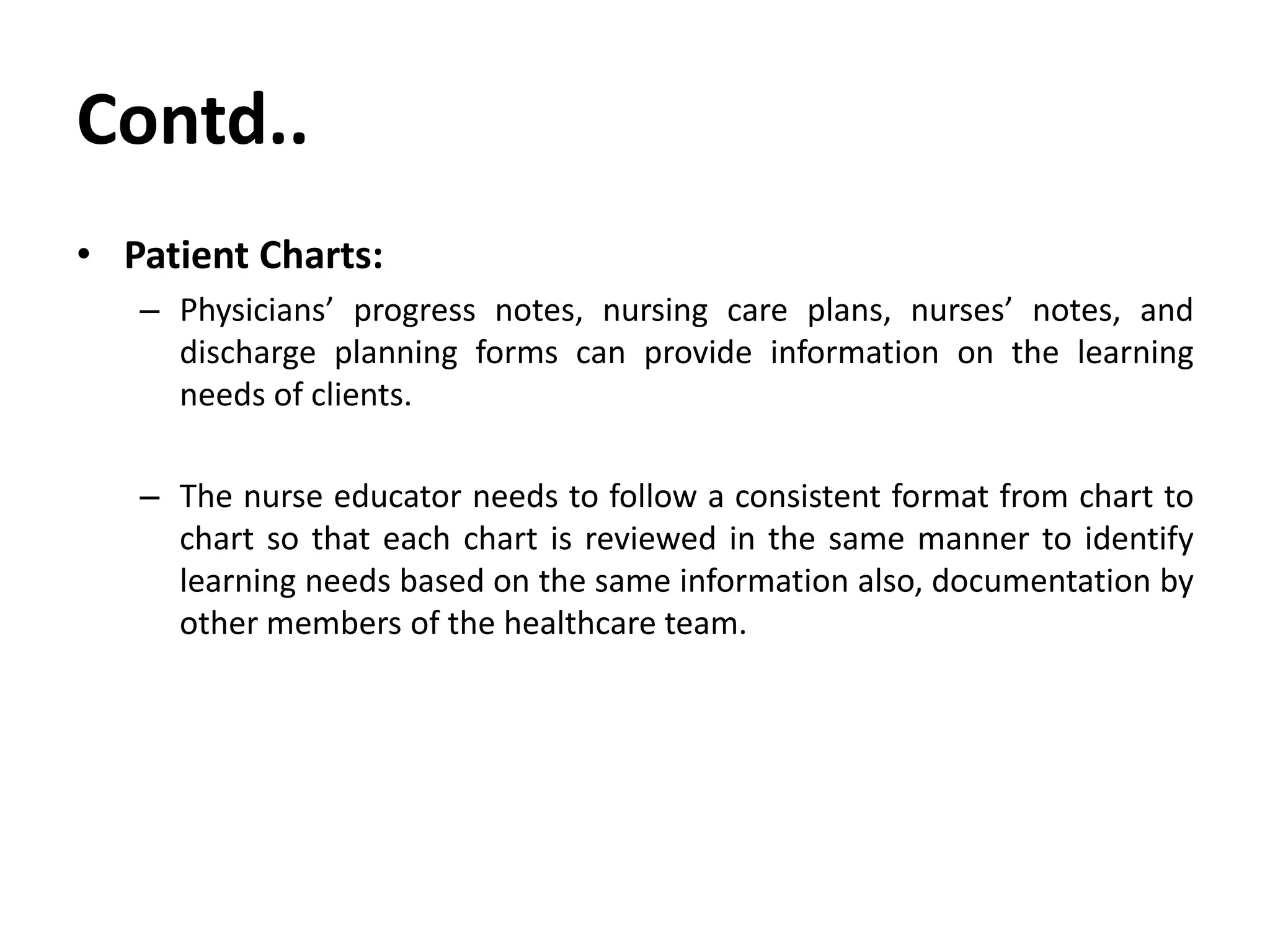 Learning Need Analysis for Nursing Education | PPTX
