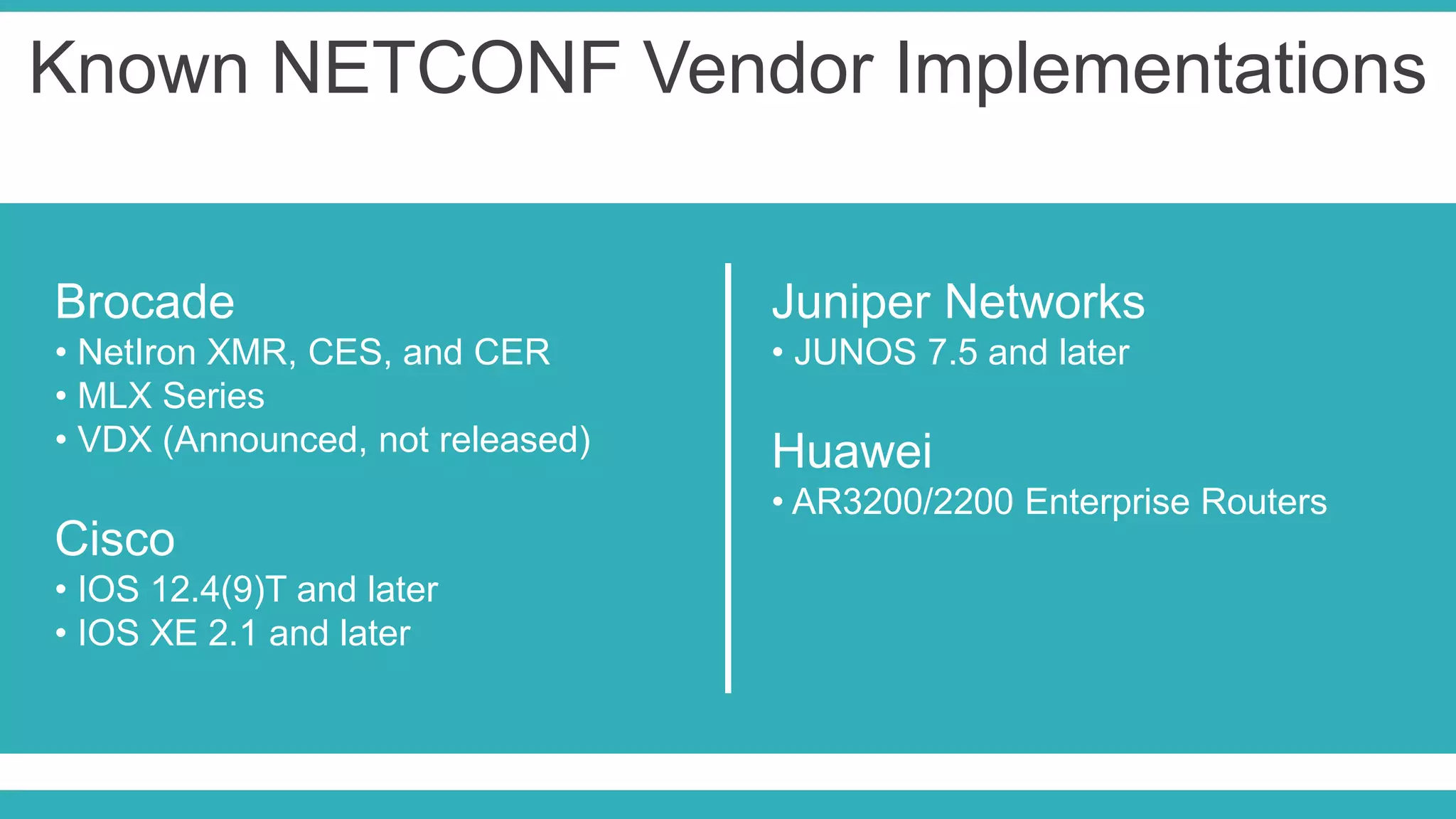 Learning netconf yang from scratch | PPTX