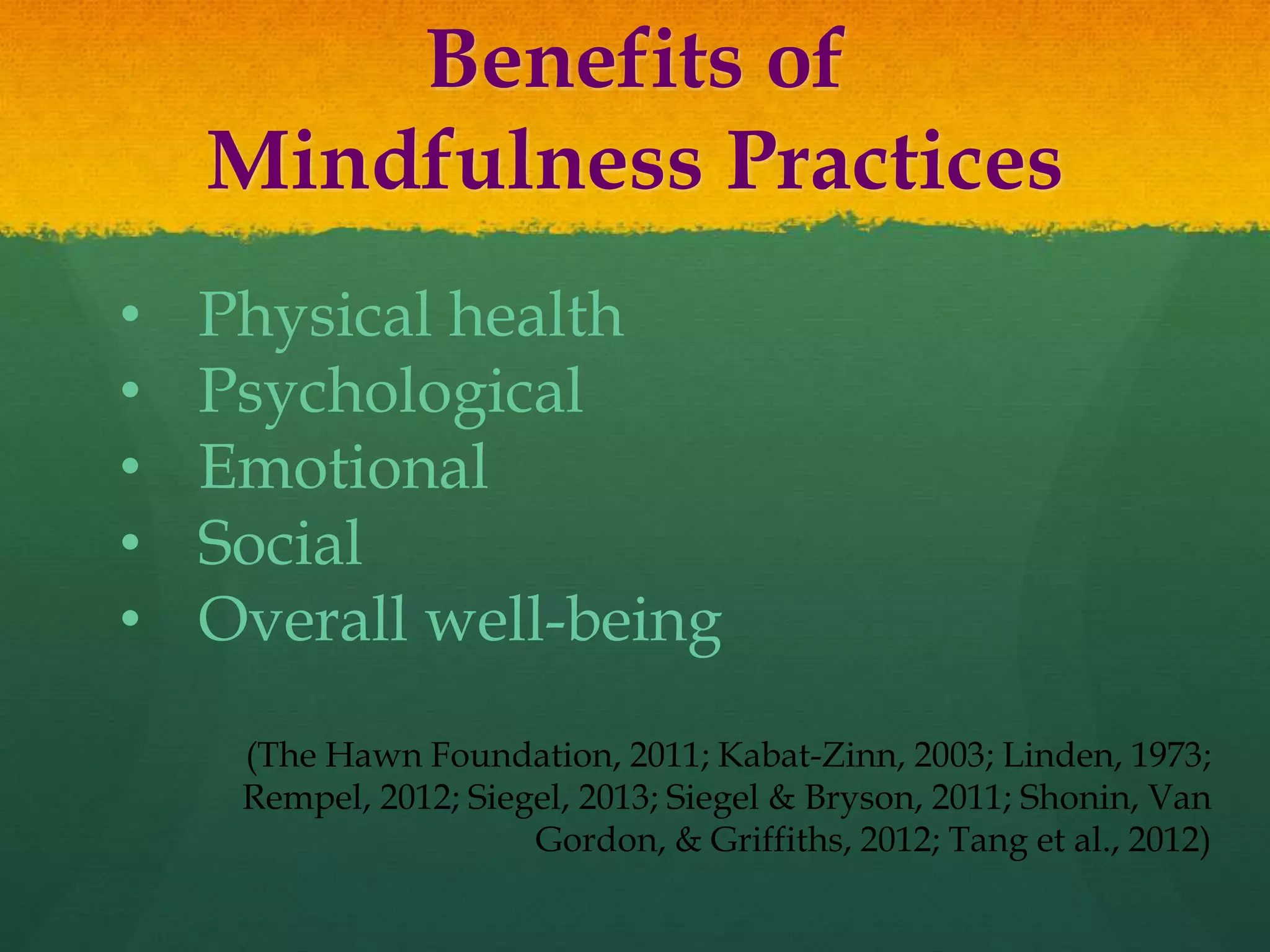 Neuroscience, Mindfulness and Learning | PPTX