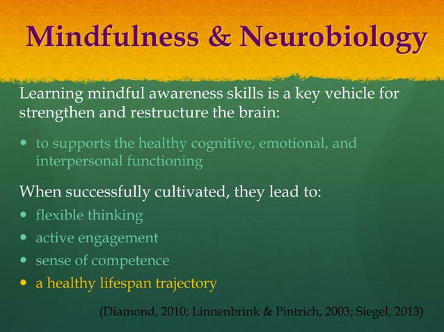 Neuroscience, Mindfulness and Learning | PPTX