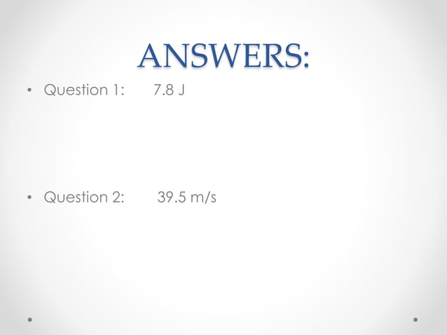 Energy in Simple Harmonic Motion: Pebble and Slingshot | PPT