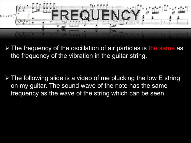 Sound Waves and Guitars: Physics LO | PPTX