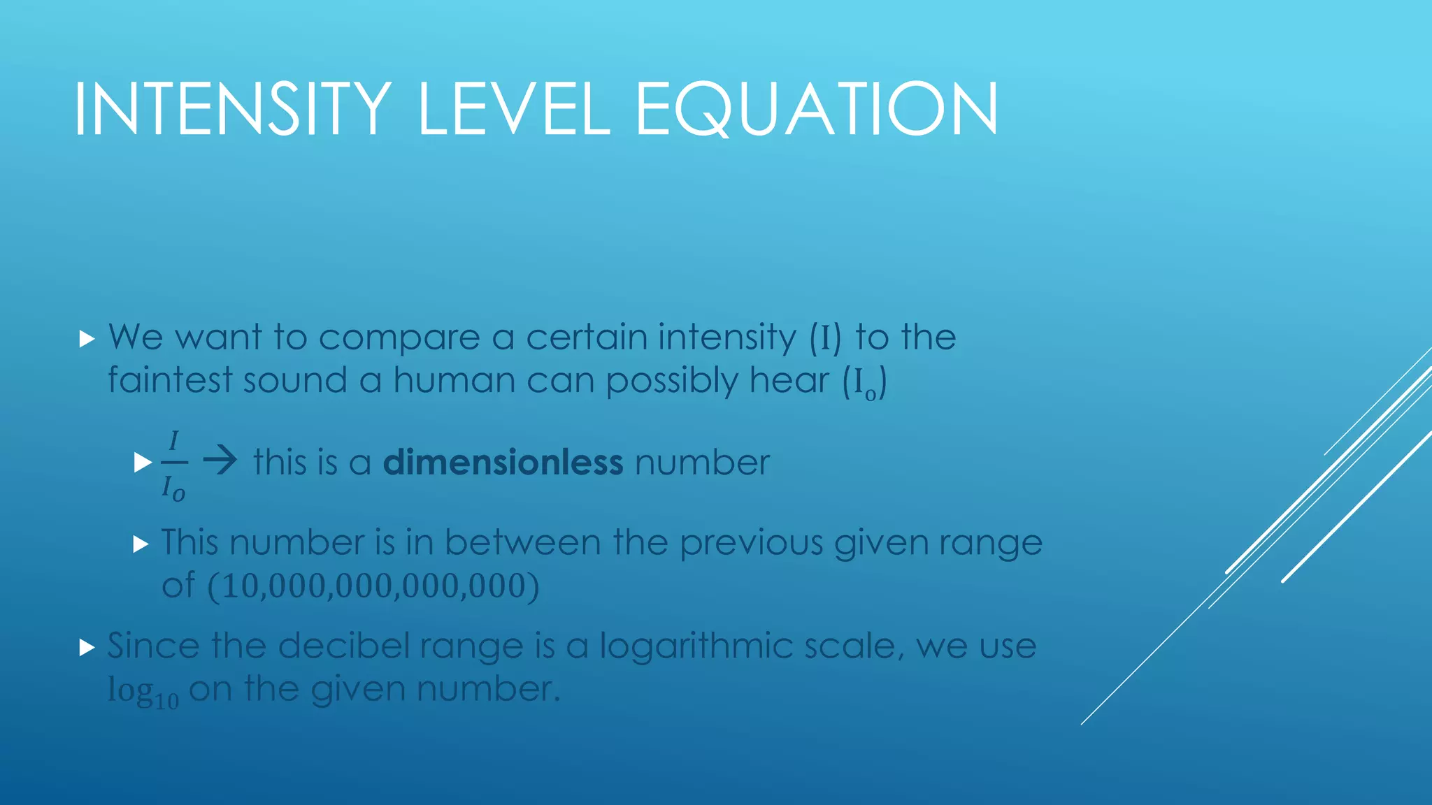 Sound Intensity | PPTX
