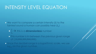 Sound Intensity | PPTX
