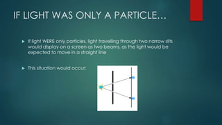 Double Slit Experiment | PPTX | Physics | Science