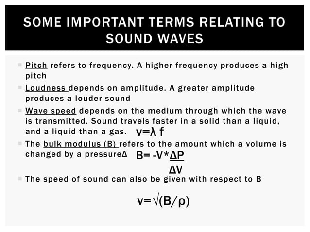 Learning object 1 soundwaves (corrected) | PPTX | Physics | Science