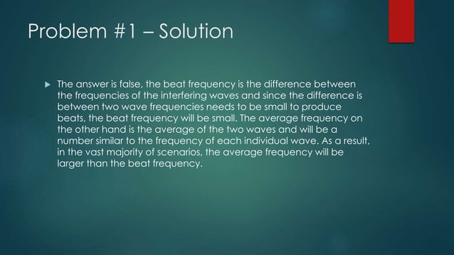 LO8, Physics 101, Beats | PPT