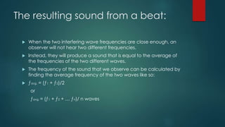 LO8, Physics 101, Beats | PPTX