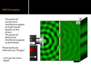 Double-Slit Interference | PPTX
