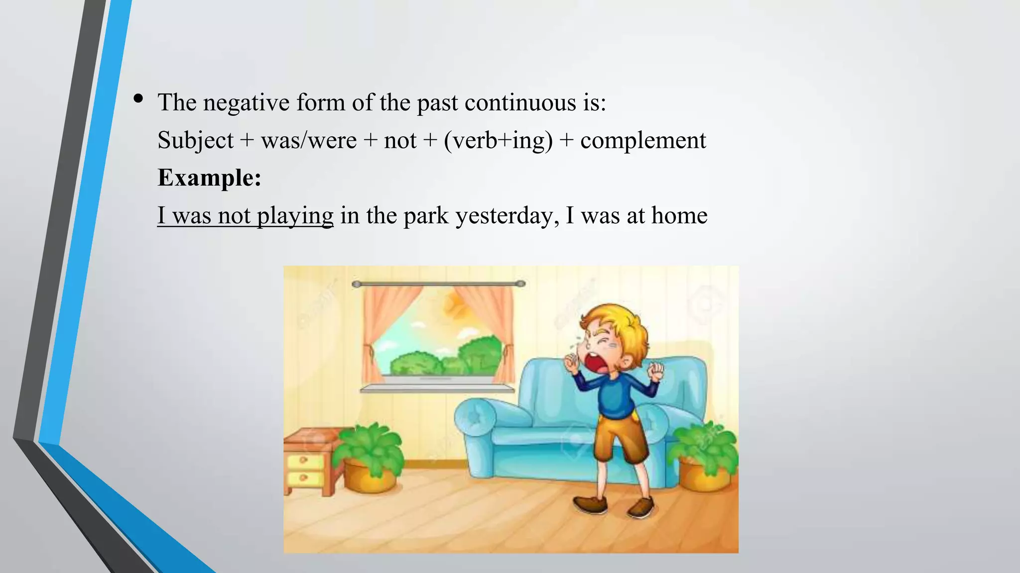 Past Continuous Explanation | PPT